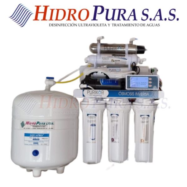 EQUIPO DE OSMOSIS PURIKOR DE 100GPD 6 ETAPAS - HidroPura SAS